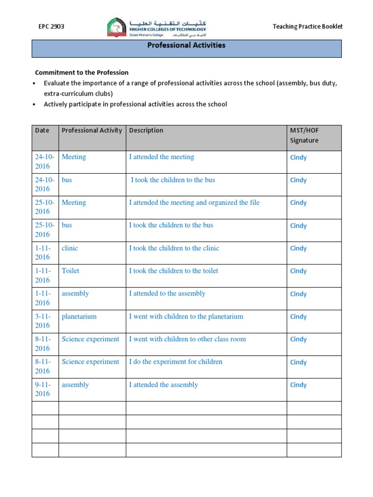 Professional Activities | PDF