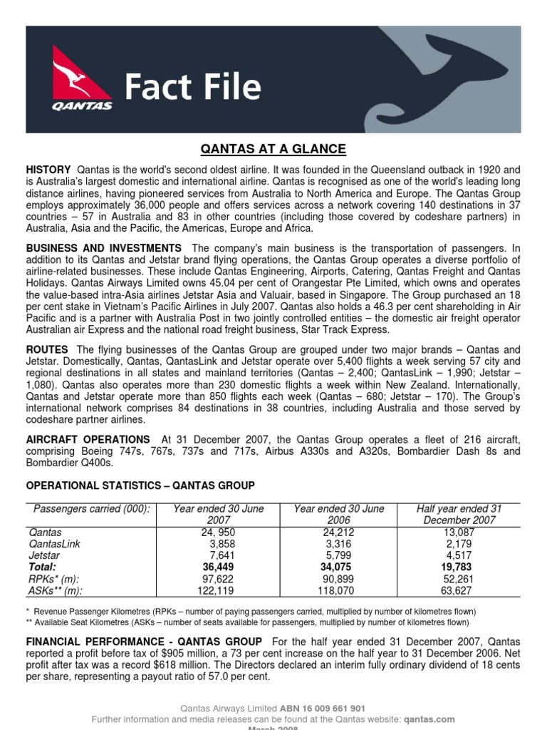 Fact Files | PDF | Airlines | Aviation