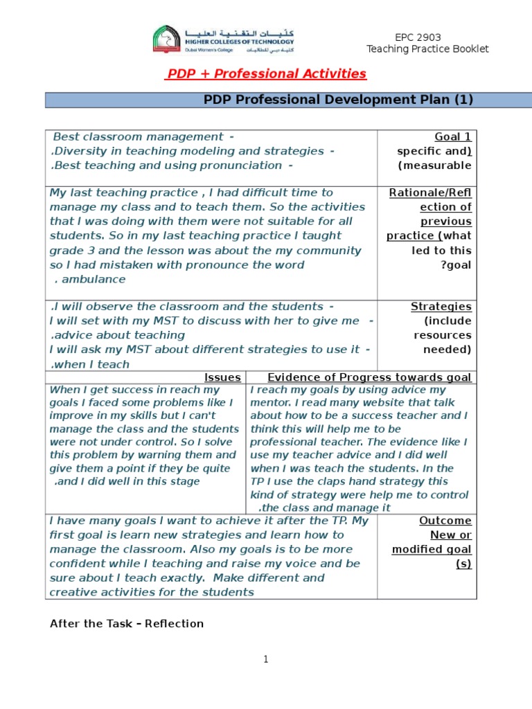 PDP Activities | PDF | Lesson Plan | Teachers