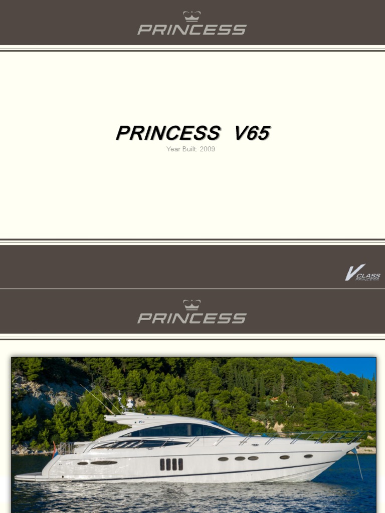 Princess v65 | PDF | Battery Charger | Engines