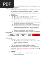 Track Field Lesson Plan | PDF | Track And Field | Lesson Plan