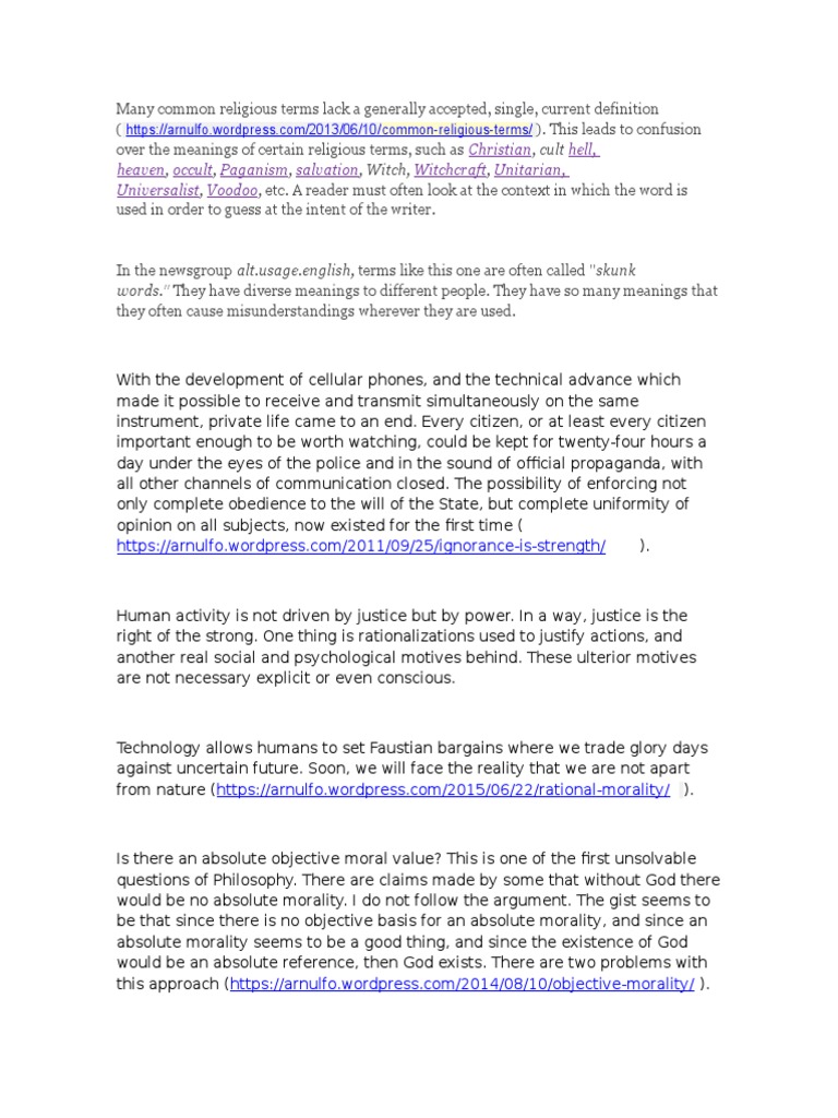 Understanding Confusing Religious Terms | PDF | Religious Belief And ...