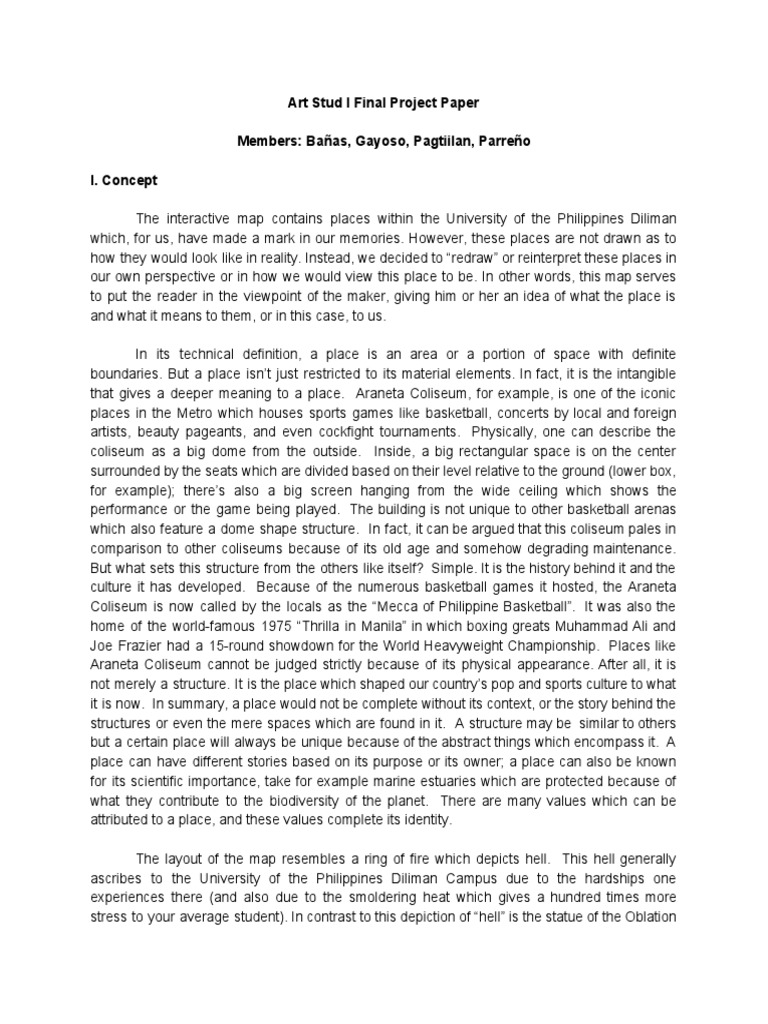 Art Stud I Final Project Paper | PDF | Dormitory | Sports