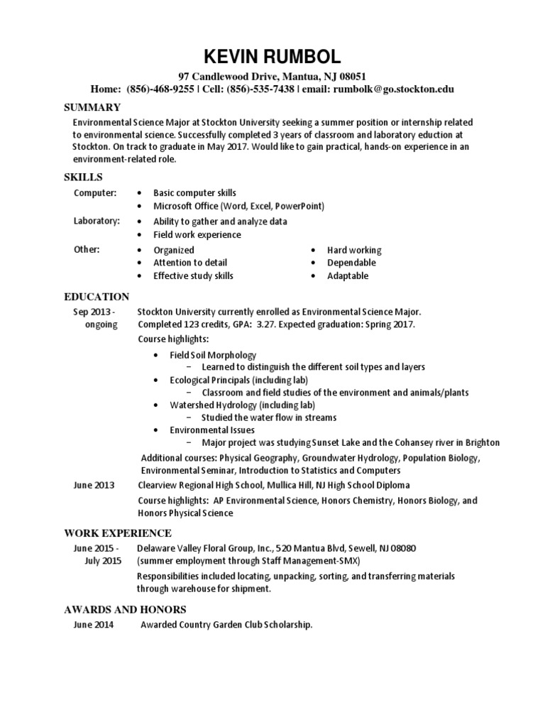 Kevin Rumbol Resume | PDF
