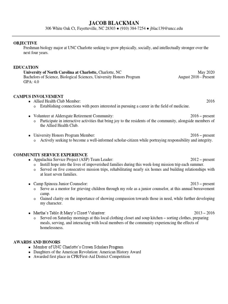 Eportfolio Resume | PDF