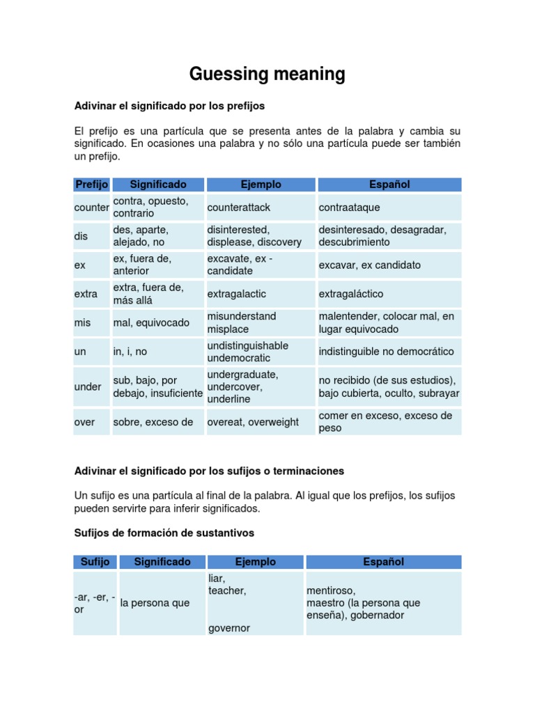 Guessing Meaning | PDF | Semiótica | Idiomas