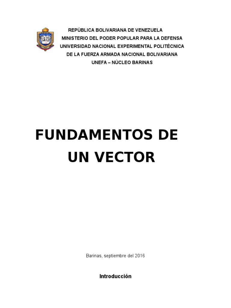 Fundamentos de Un Vector | PDF | Valores propios y vectores propios ...