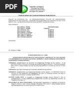 Resolution Barangay BHW | PDF