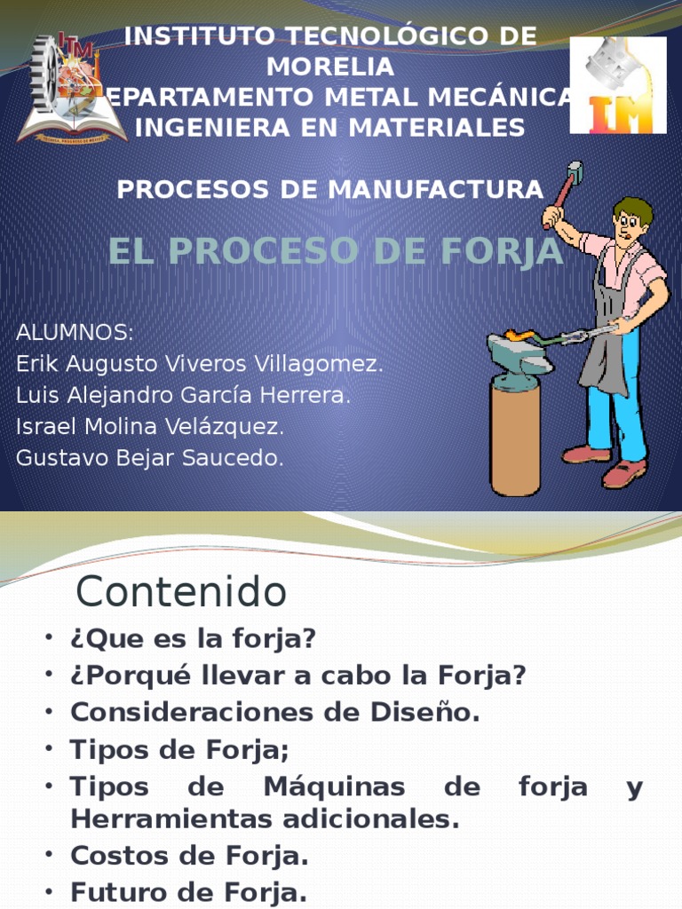 El Proceso de Forja | Forjar | Rieles