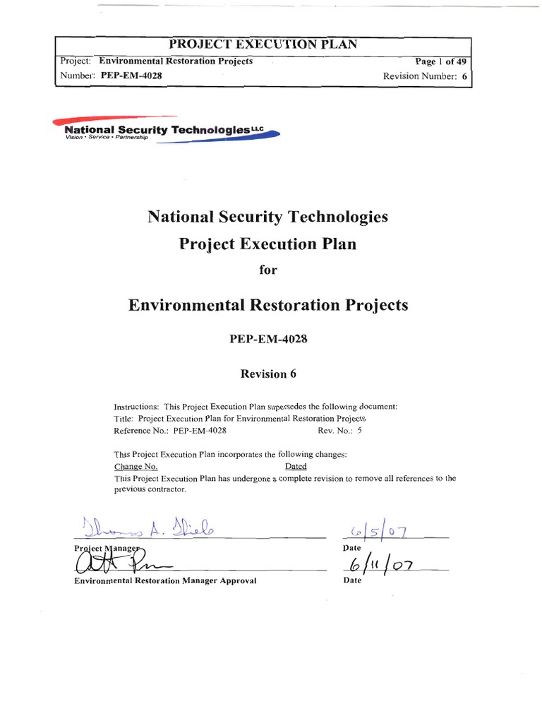 Project Execution Plan | PDF | Risk Management | Quality Assurance