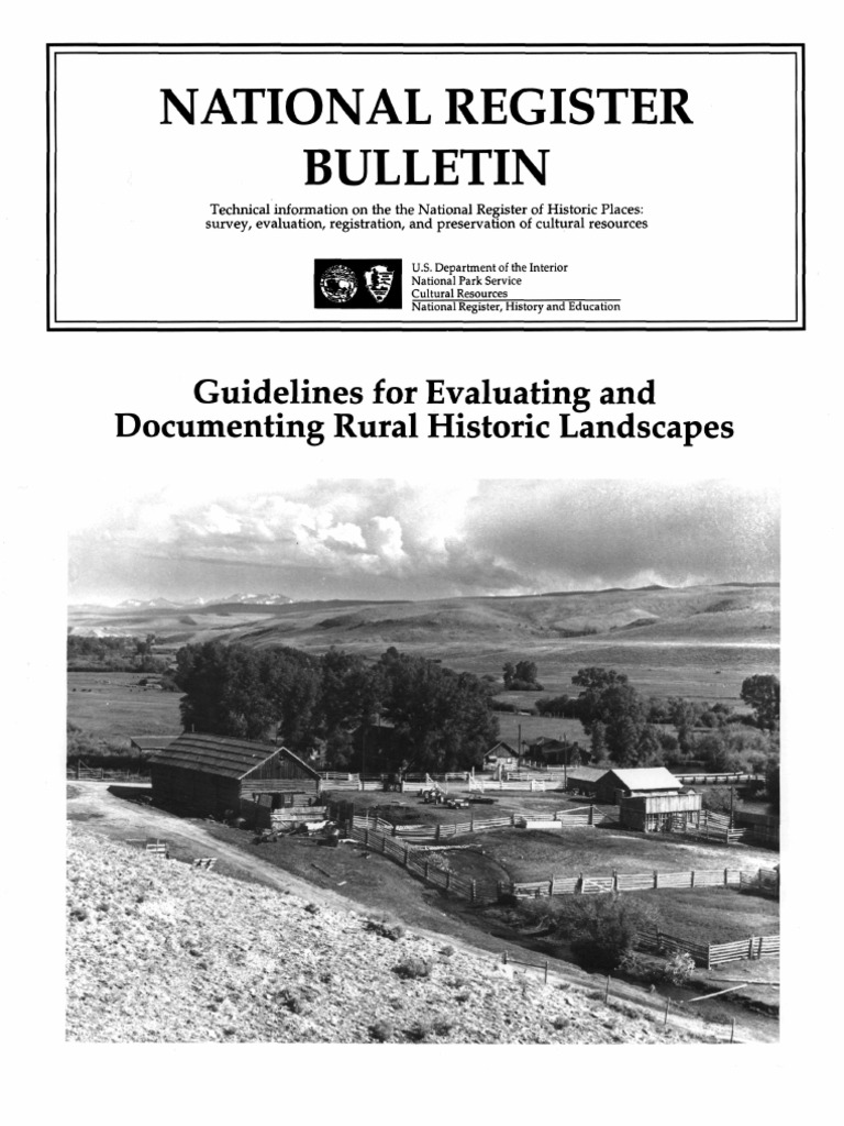 National Register Bulletin 30: Rural Landscapes | PDF | Landscape ...