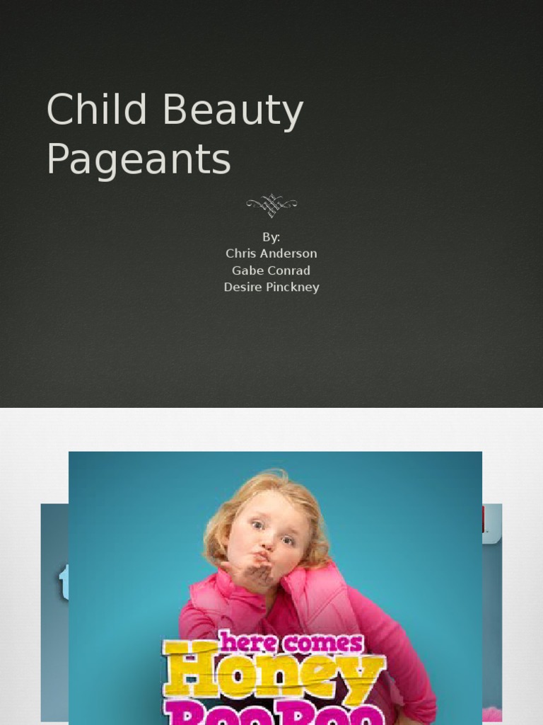 Child Beauty Pageants | PDF | Beauty | Social Institutions