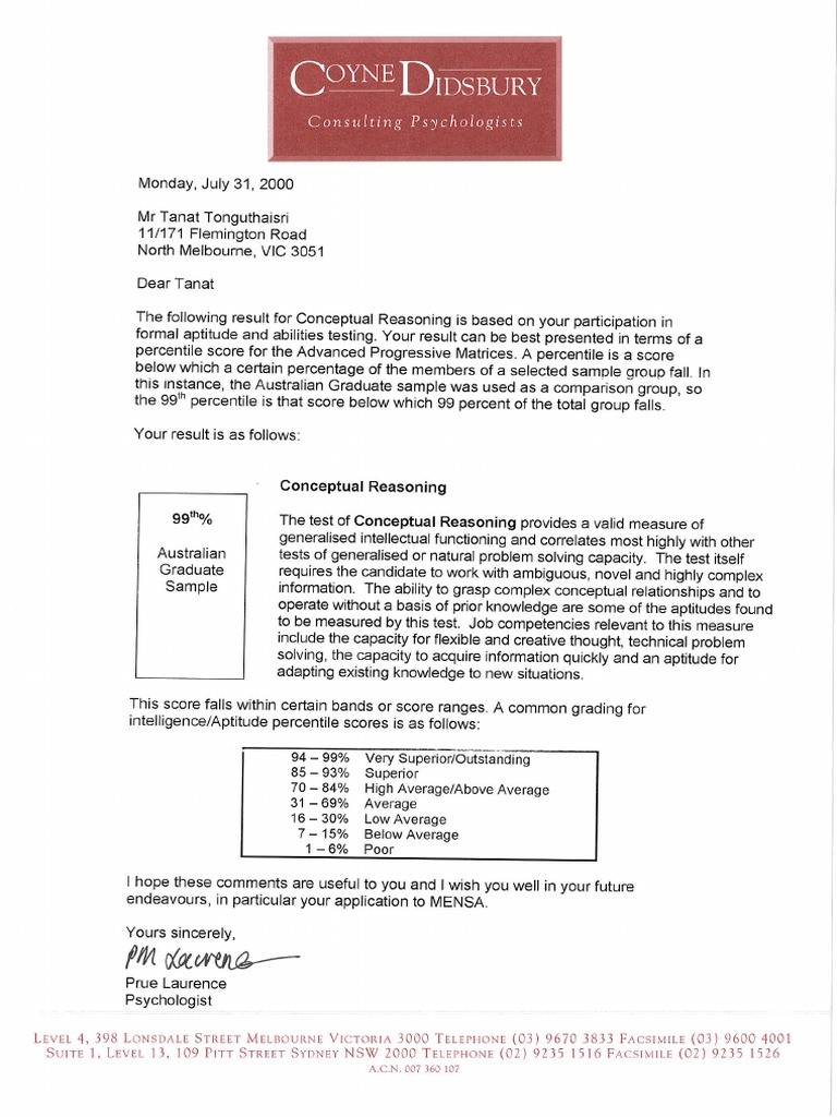 J.C. Raven's Advanced Progressive Matrices™
