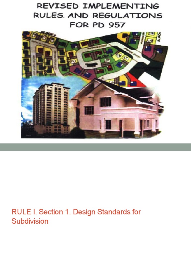 PD 957 | PDF | Land Lot | Mortgage Law