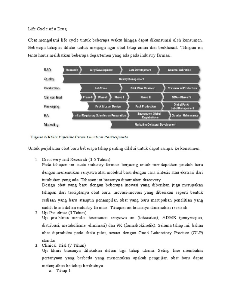 Life Cycle of A Drug | PDF