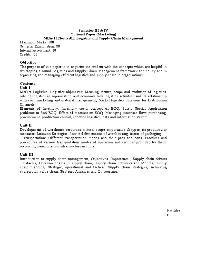 Logistics and Supply Chain Management | PDF | Logistics | Supply Chain