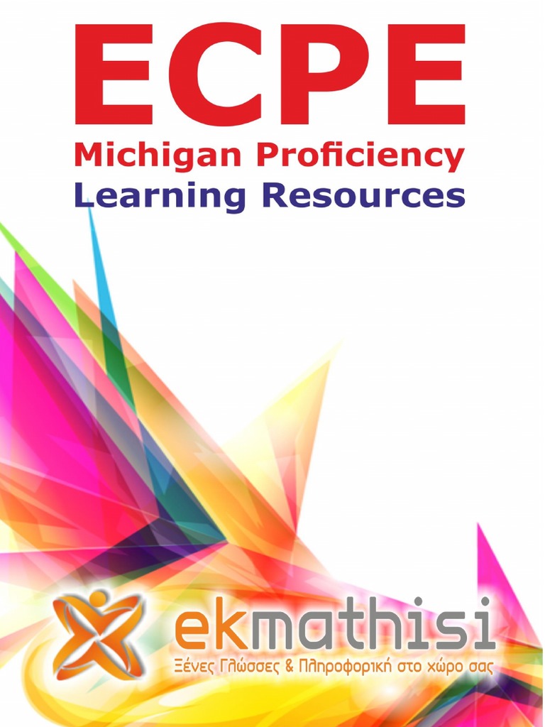 ECPE - Learning Resources | PDF
