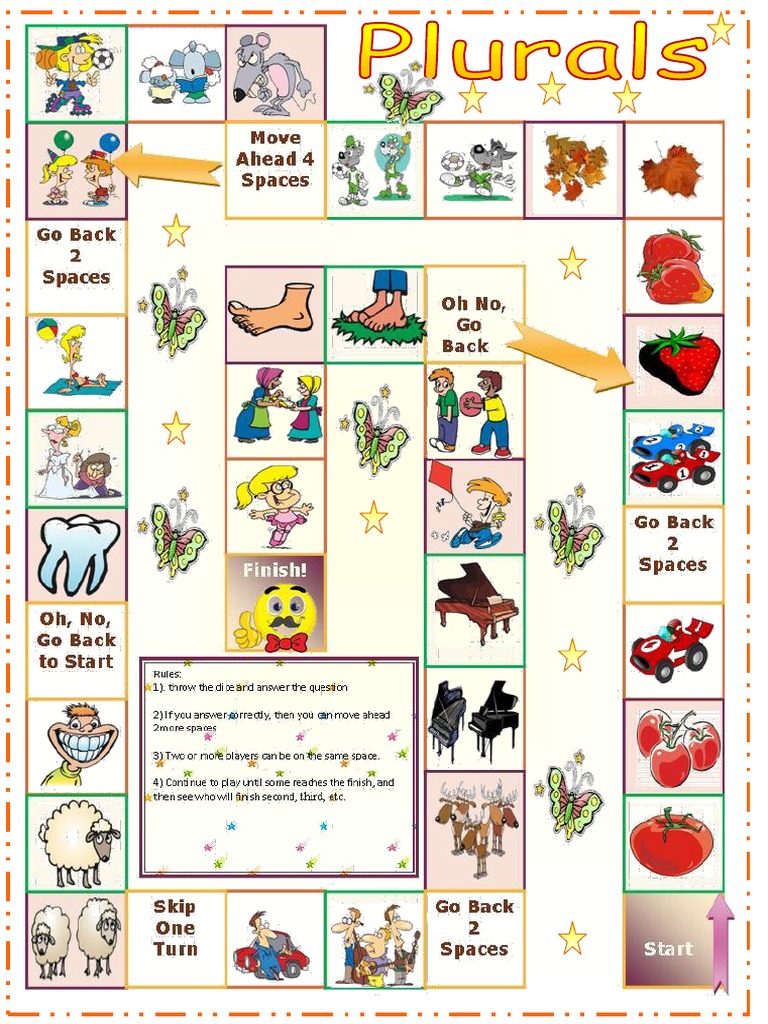 Plurals Board Game | PDF