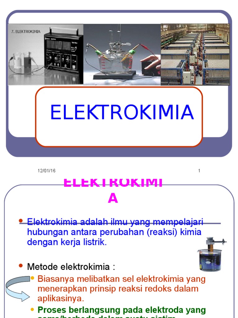 6.elektrokimia Lengkap | PDF | Sains & Matematika