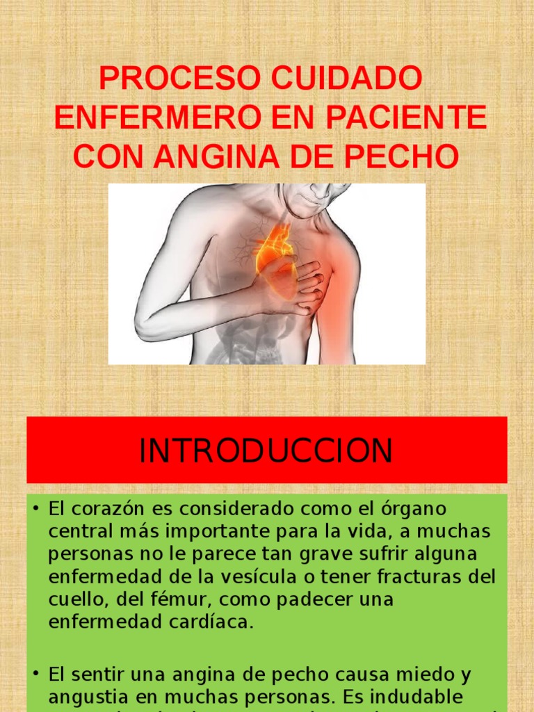 ANGINA-DE-PECHO.pptx | Corazón | Enfermería
