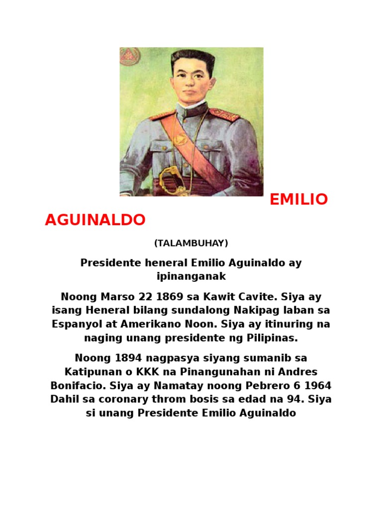 Emilio Aguinaldo Memorable Quotes