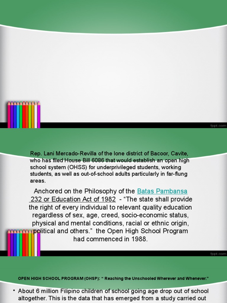 OHSP | PDF | Teachers | Distance Education