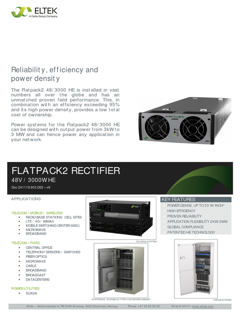 High Efficiency and Power Density Rectifier for Applications Ranging ...
