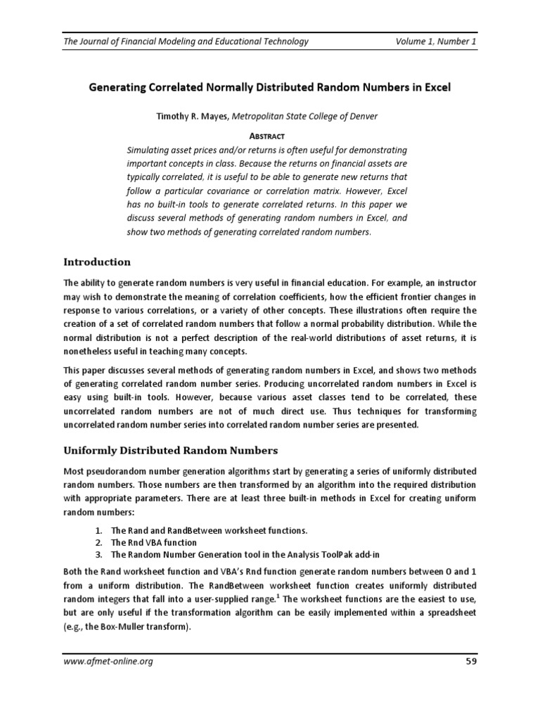 generating-normally-distributed-random-numbers-in-excel-pdf