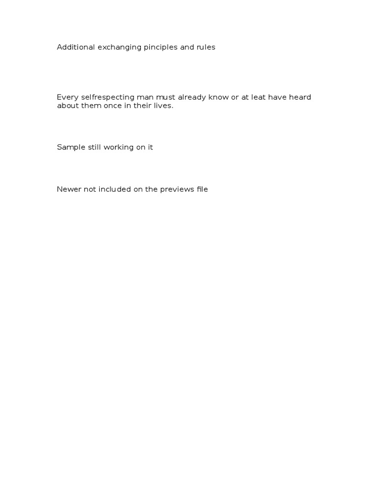 Additional Principles | PDF