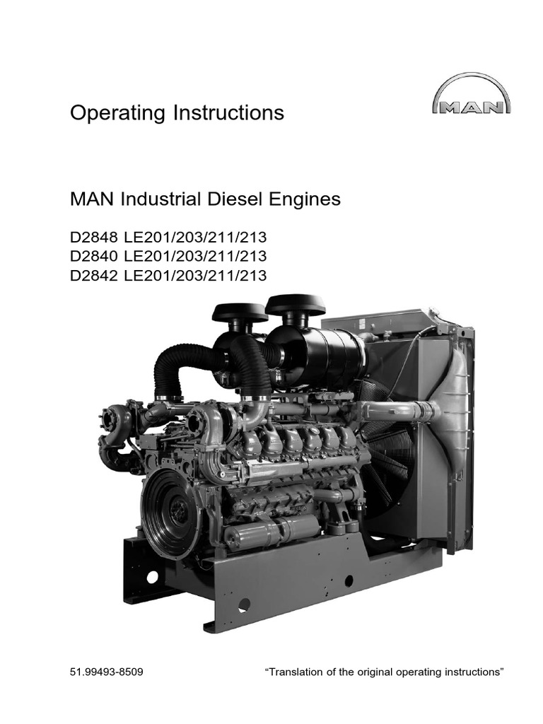 MAN 2848-40-42 Operation Manual | PDF | Turbocharger | Occupational ...
