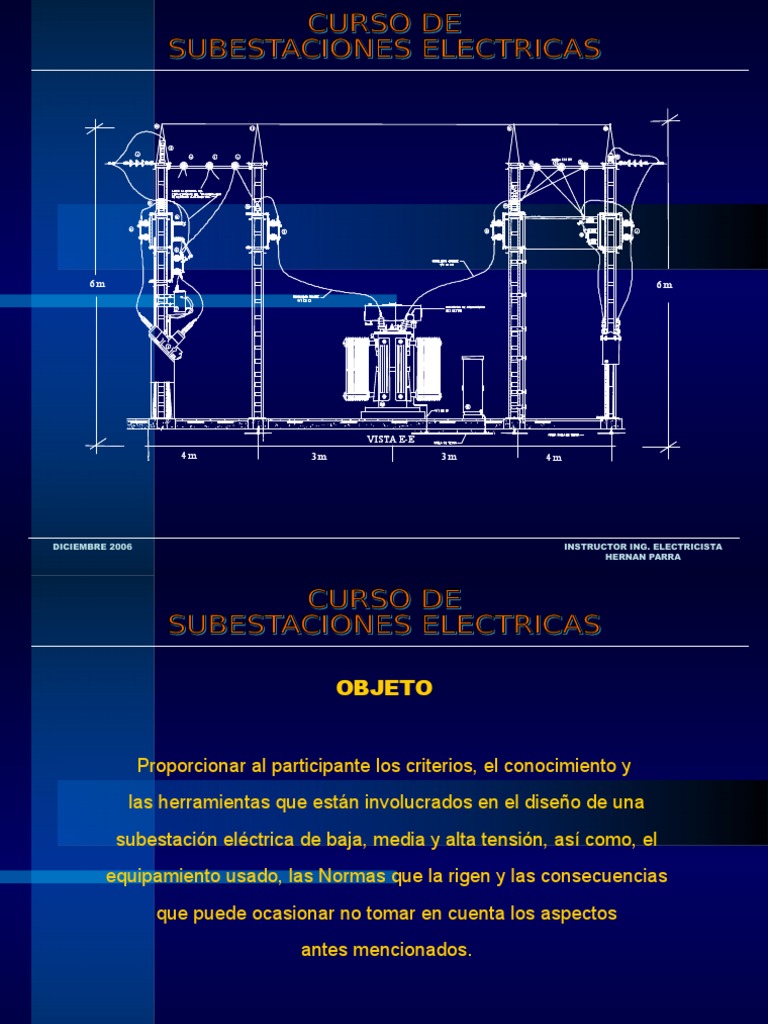 Curso de Subestaciones PARTE I TIPOS | PDF | Subestacion electrica | Diseño