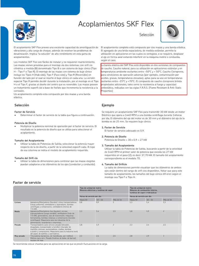Phe f80 SKF Flex | PDF | Eje | Elasticidad (Física)
