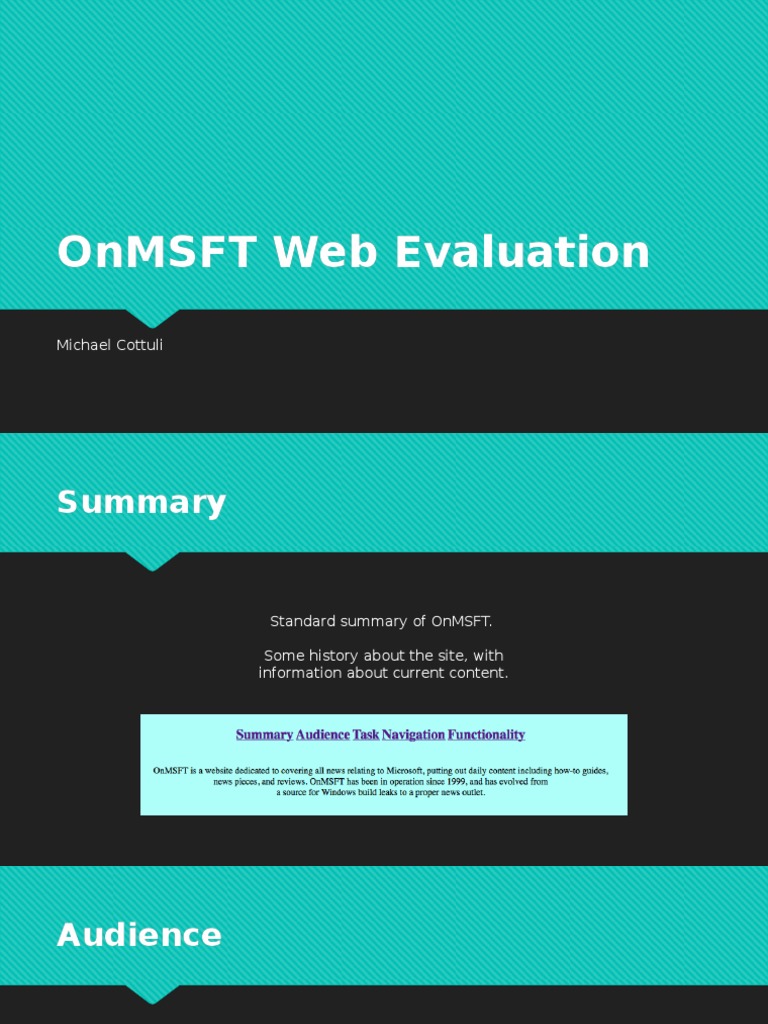OnMSFT: Accessible Web Overview | PDF | Art | Computers