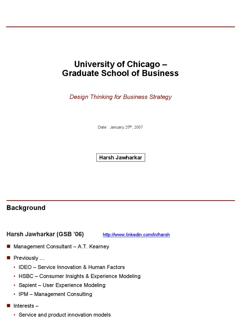 Design Thinking For Business Strategy | PDF | Design Thinking | Gap Inc.