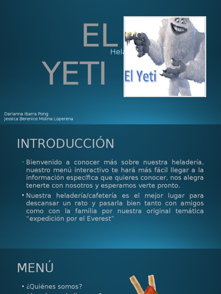 El Yeti | PDF | Cafetería | Ocio