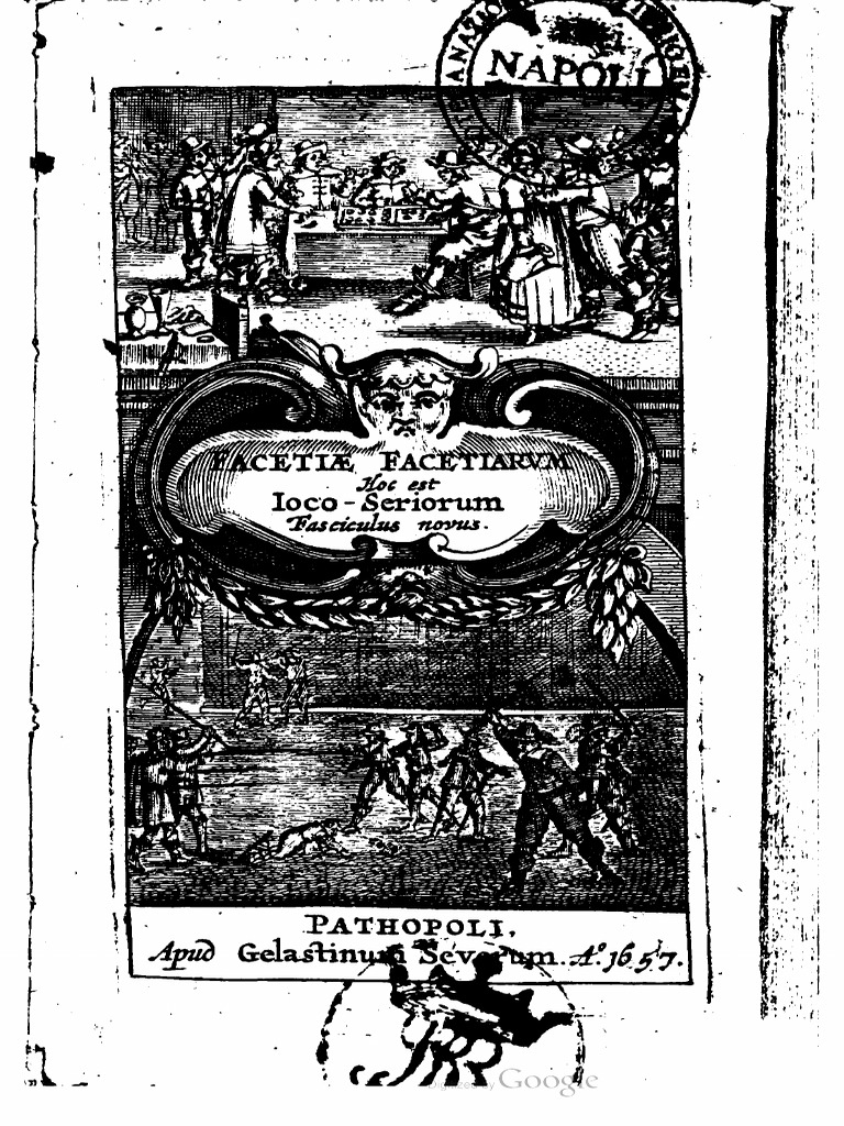 Facetiae Facetiarum Hoc Est Joco Serioru | PDF