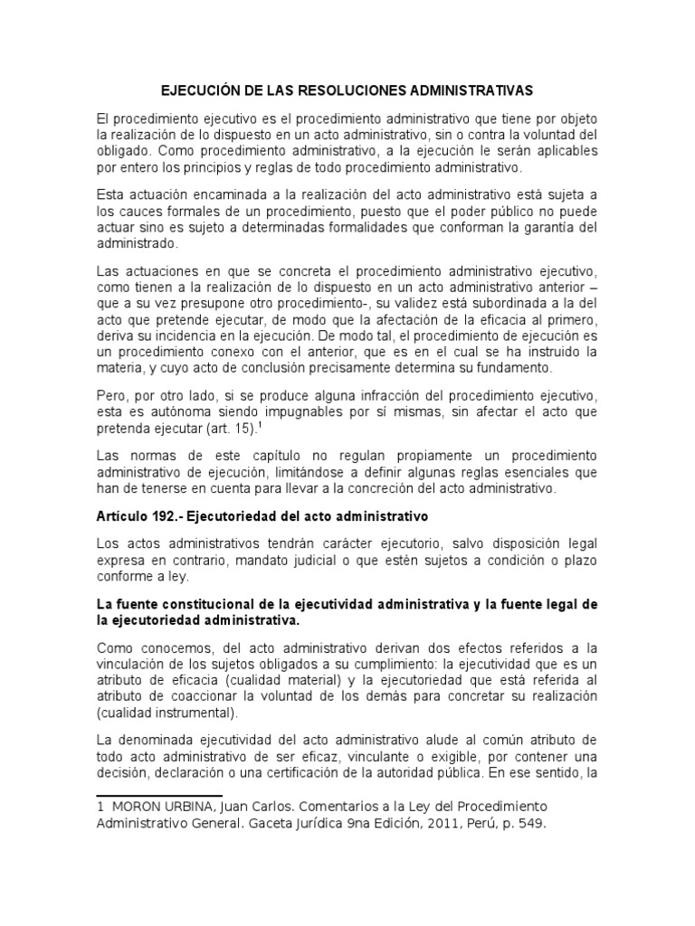 Ejecución de Las Resoluciones Administrativas | PDF | Pena capital ... Ejecución de Las Resoluciones Administrativas | PDF | Pena capital ...
