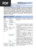 UNIDAD CyT PRIMER GRADO | PDF | Enseñando | Entorno natural