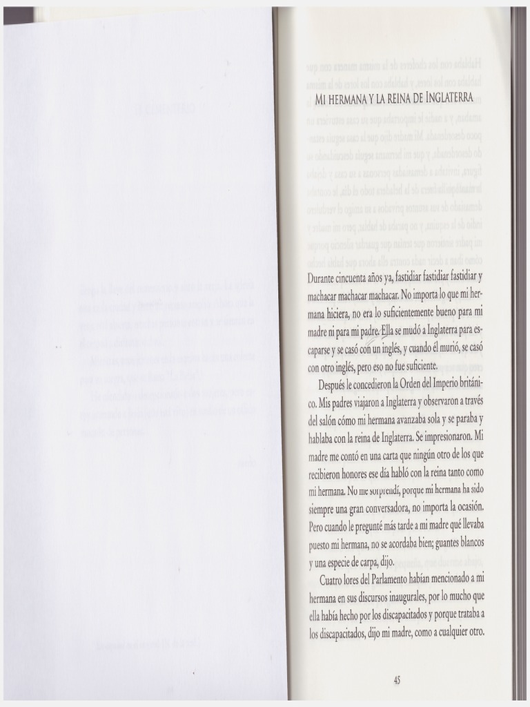 LYDIA DAVIS Mi Hermana y Comer Pescado Sola | PDF