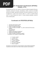 Test de Memoria Acortado Pfeiffer | PDF | Educación avanzada