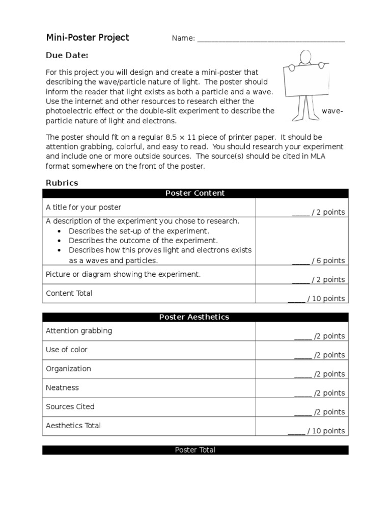 Mini Poster Project | PDF