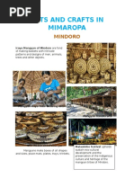 ARTS AND CRAFTS OF OCCIDENTAL MINDORO - Group 3 | PDF | Basket Weaving ...