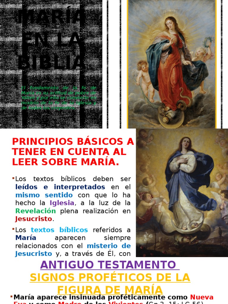 María en La Biblia | PDF | María, madre de Jesús | Fe