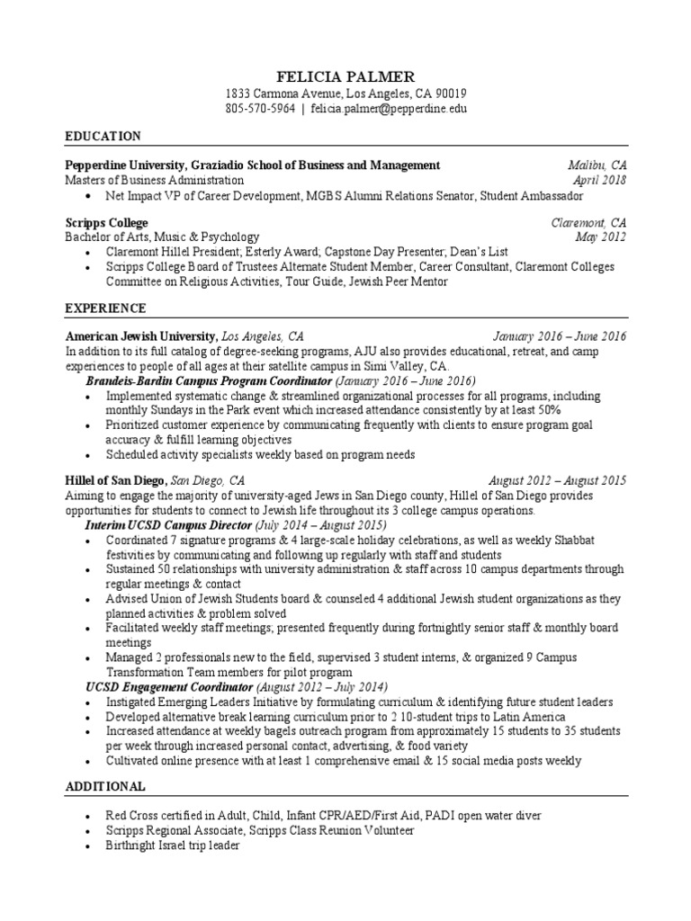 Fpalmer CMC Resume 12 1 16 | PDF | Further Education