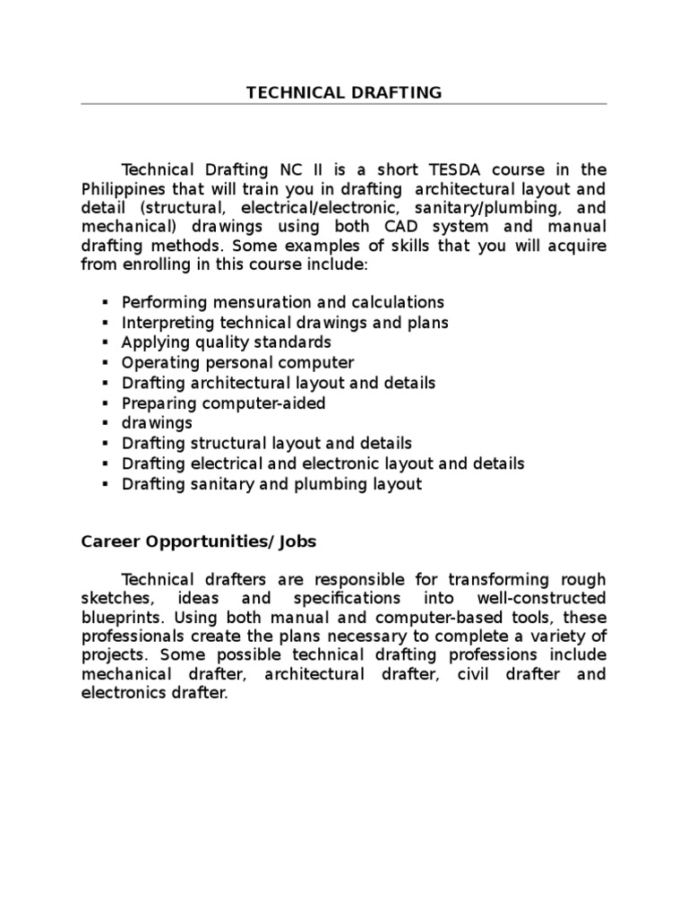 Technical Drafting | PDF