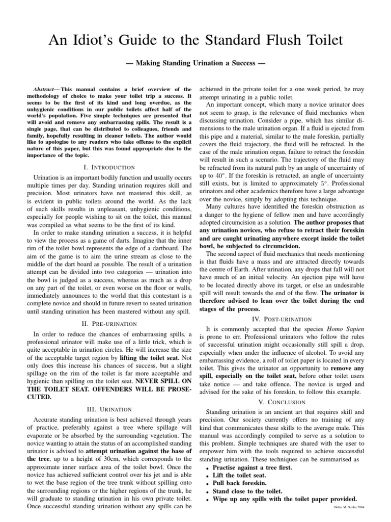 Toilet | PDF | Urination | Toilet