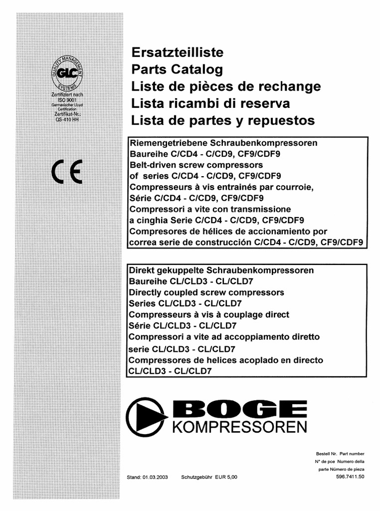 Boge C7 Manual PDF | PDF