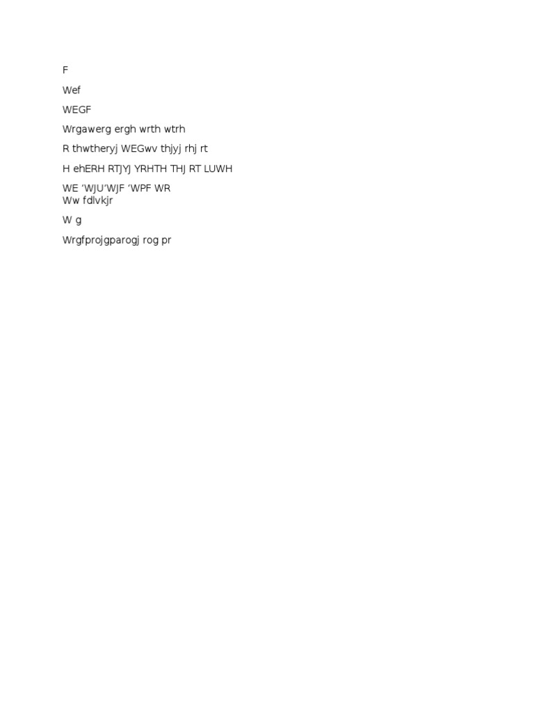 Document analysis of random text | PDF