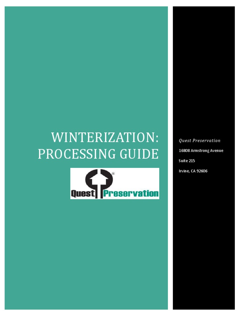 Winterization Processing Guide - Peter | PDF | Boiler | Plumbing