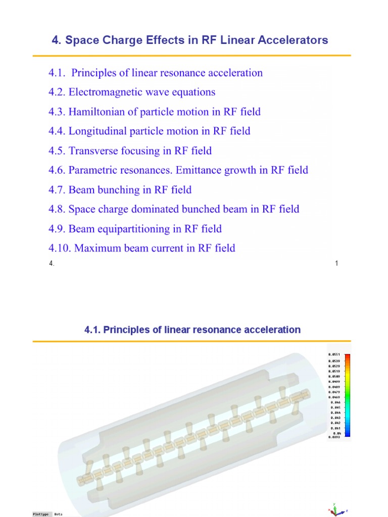 Space Charge Effects | PDF | Resonance | Particle Accelerator
